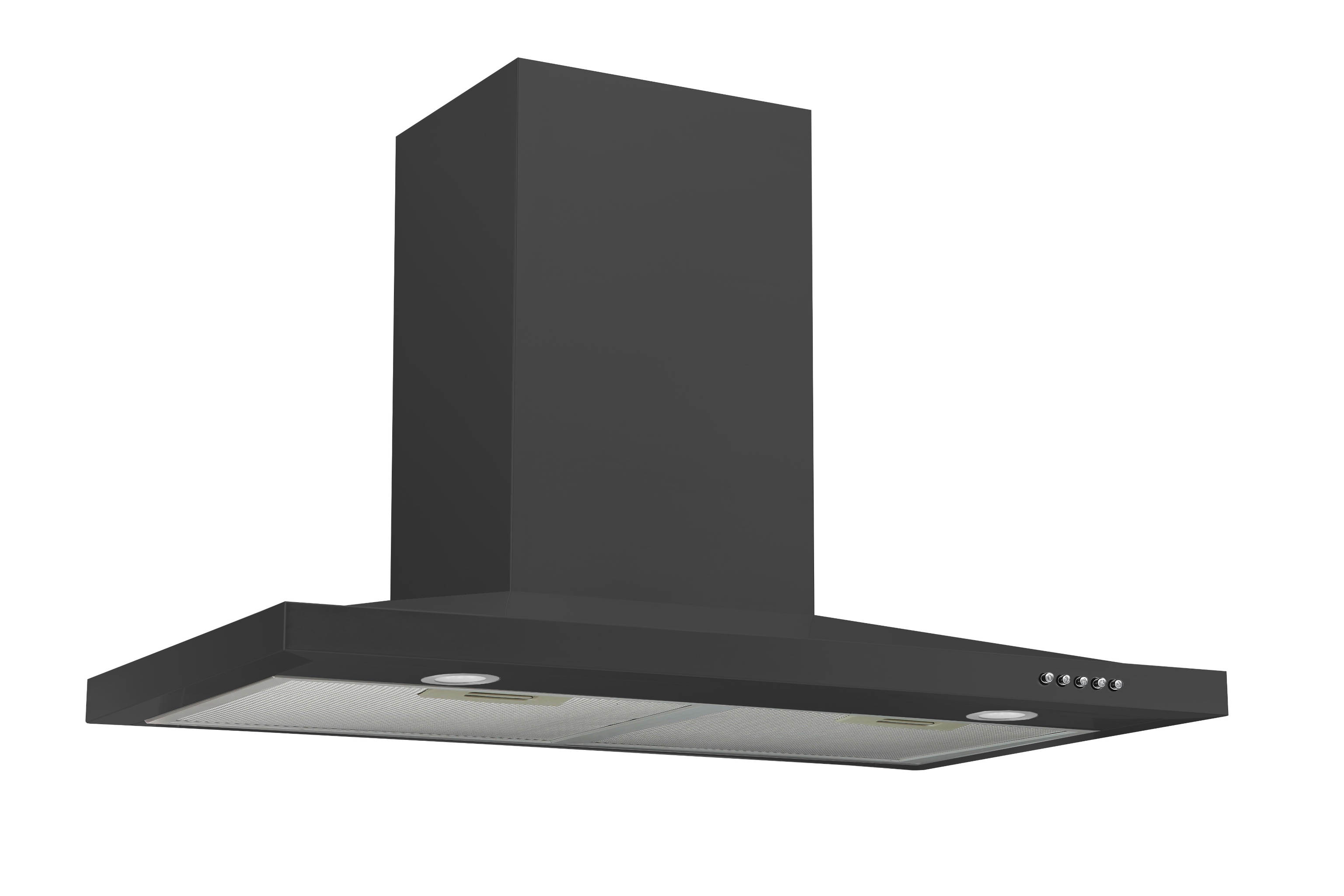 Low Profile 60cm Matt Black Canopy CS9 600MB Low Profile 60cm Matt Black Canopy CS9 600MB